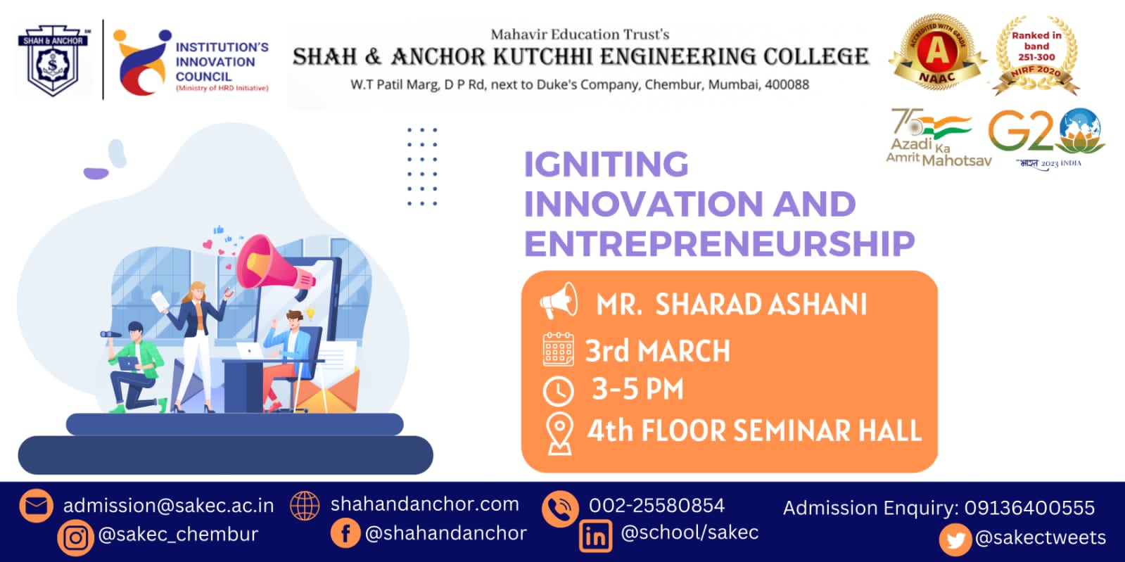 Igniting Innovation and Entrepreneurship - SAKEC - Computer Engineering